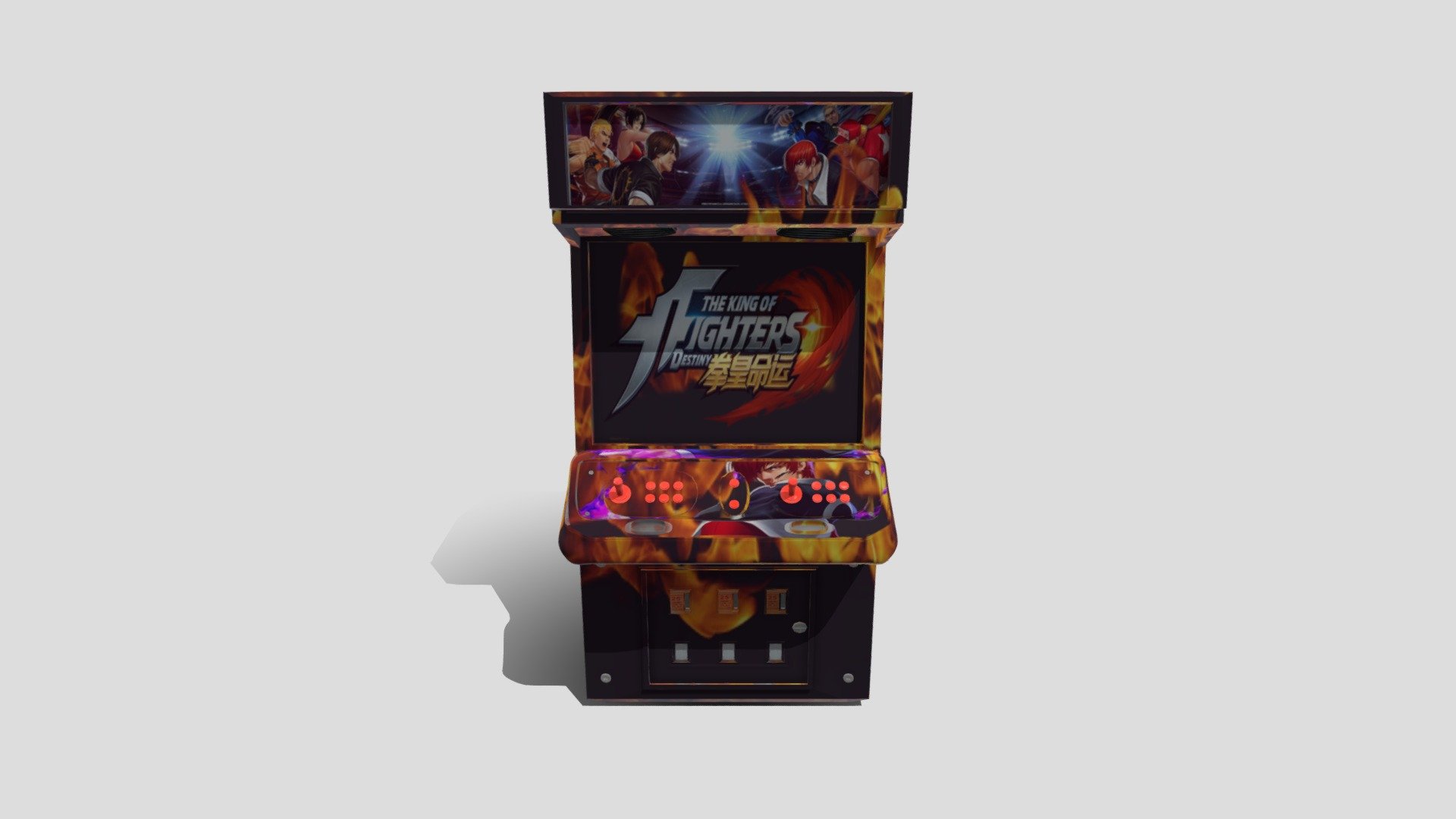 Retro Arcade Machine - 3D model by TrovatoAriel [93e5ebe] - Sketchfab