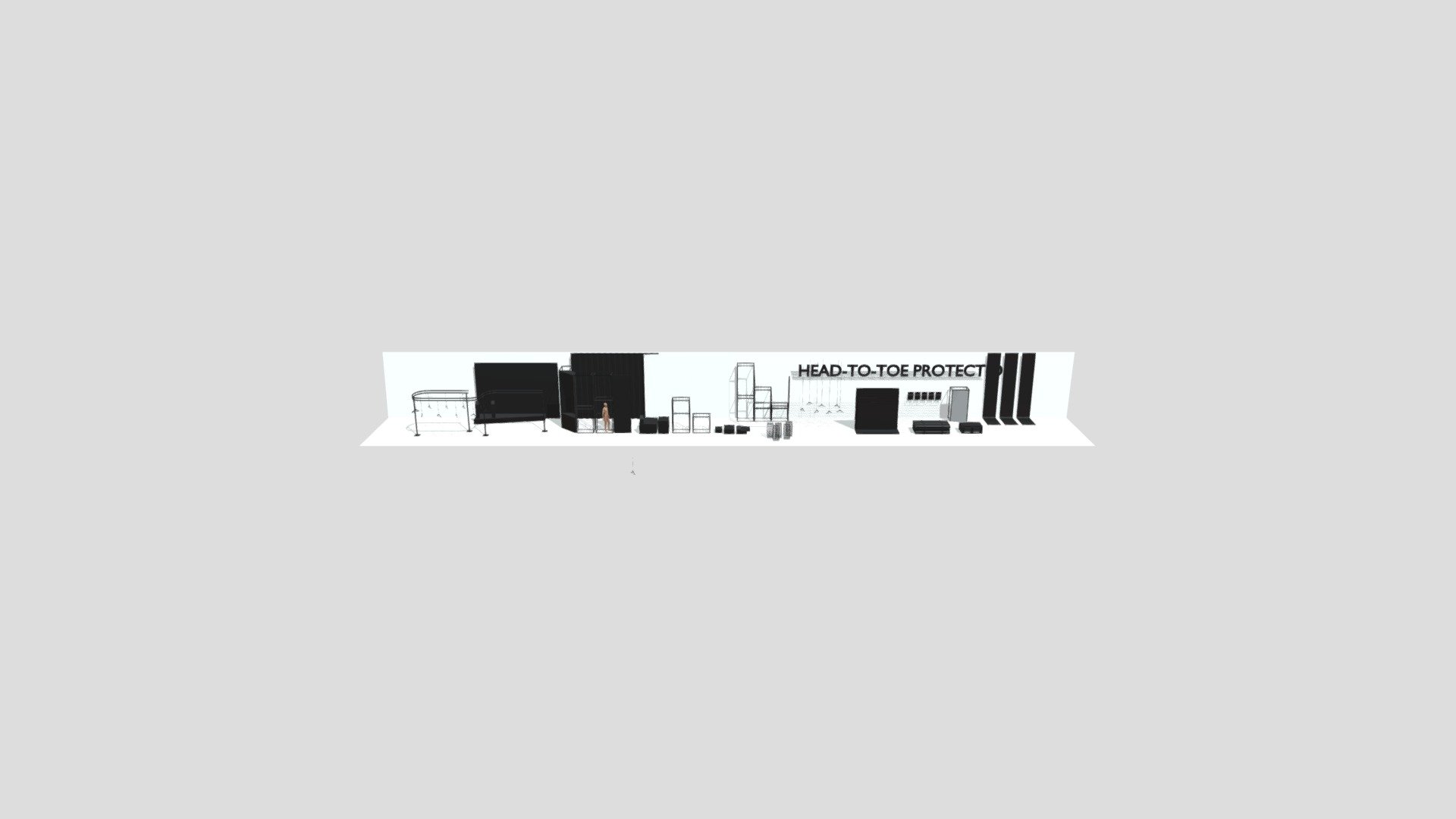 showroom elements - 3D model by onisho [93e62da] - Sketchfab