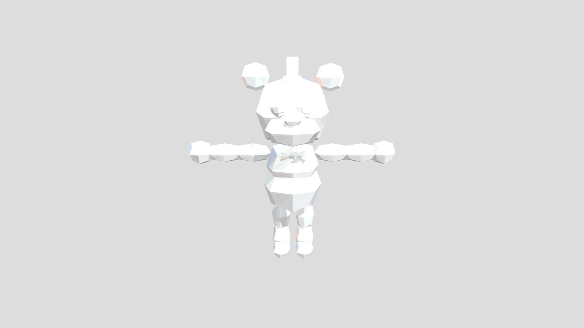 low poly freddy - Download Free 3D model by potatoobject4 [93e71d8 ...