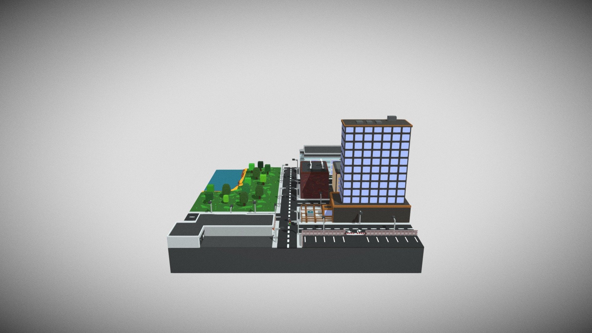 City - 3D model by s26313 [93e9044] - Sketchfab