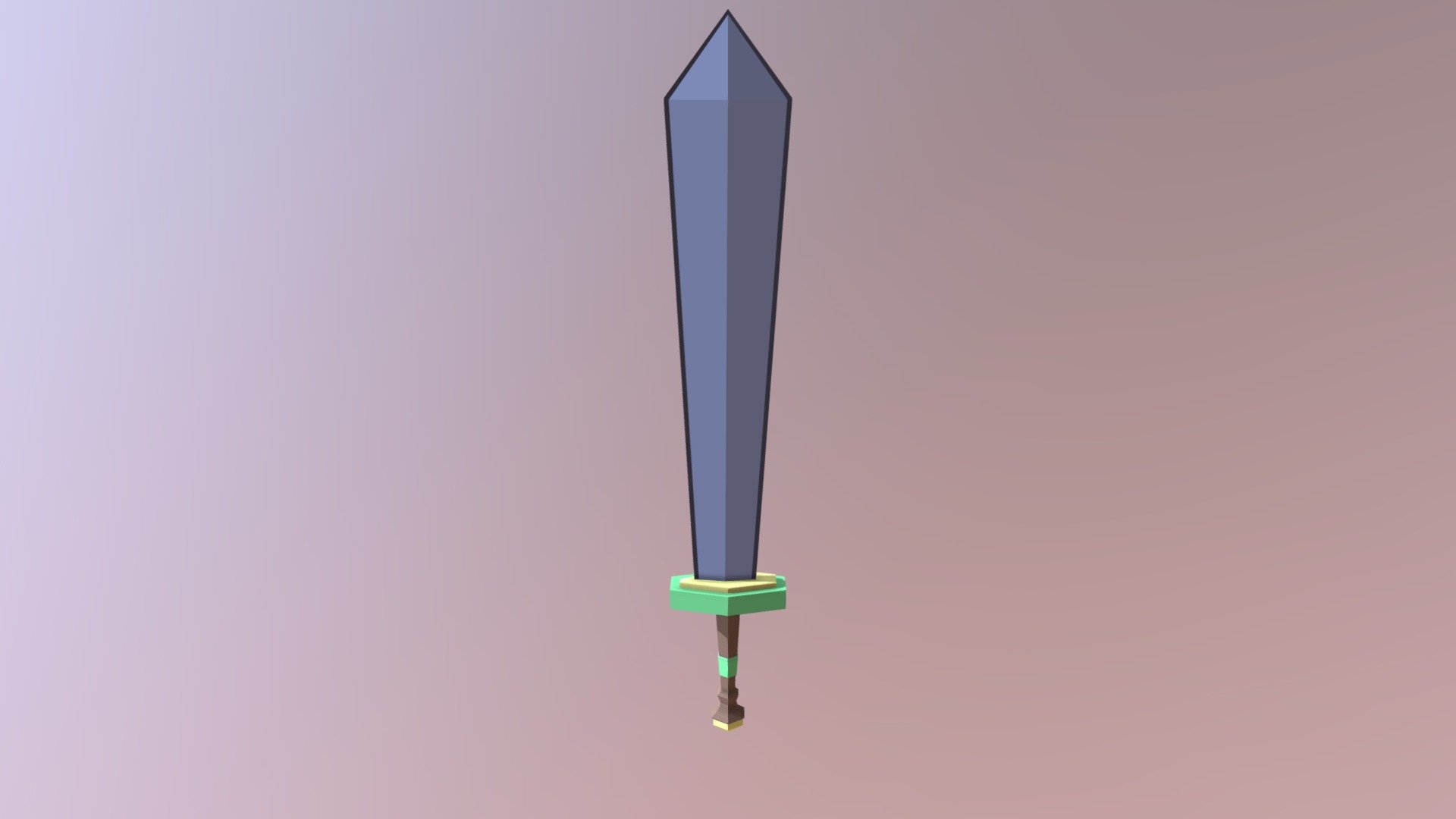 Sword - 3D model by collinjon123 [93e9b4e] - Sketchfab