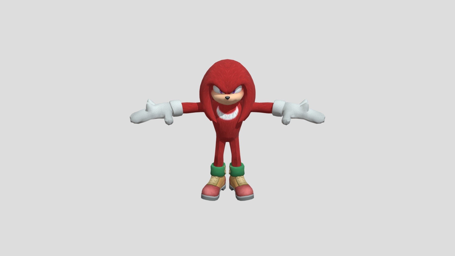 Knuckles_Movie_LOD0 - Download Free 3D model by Kyle.withem [93ec745 ...