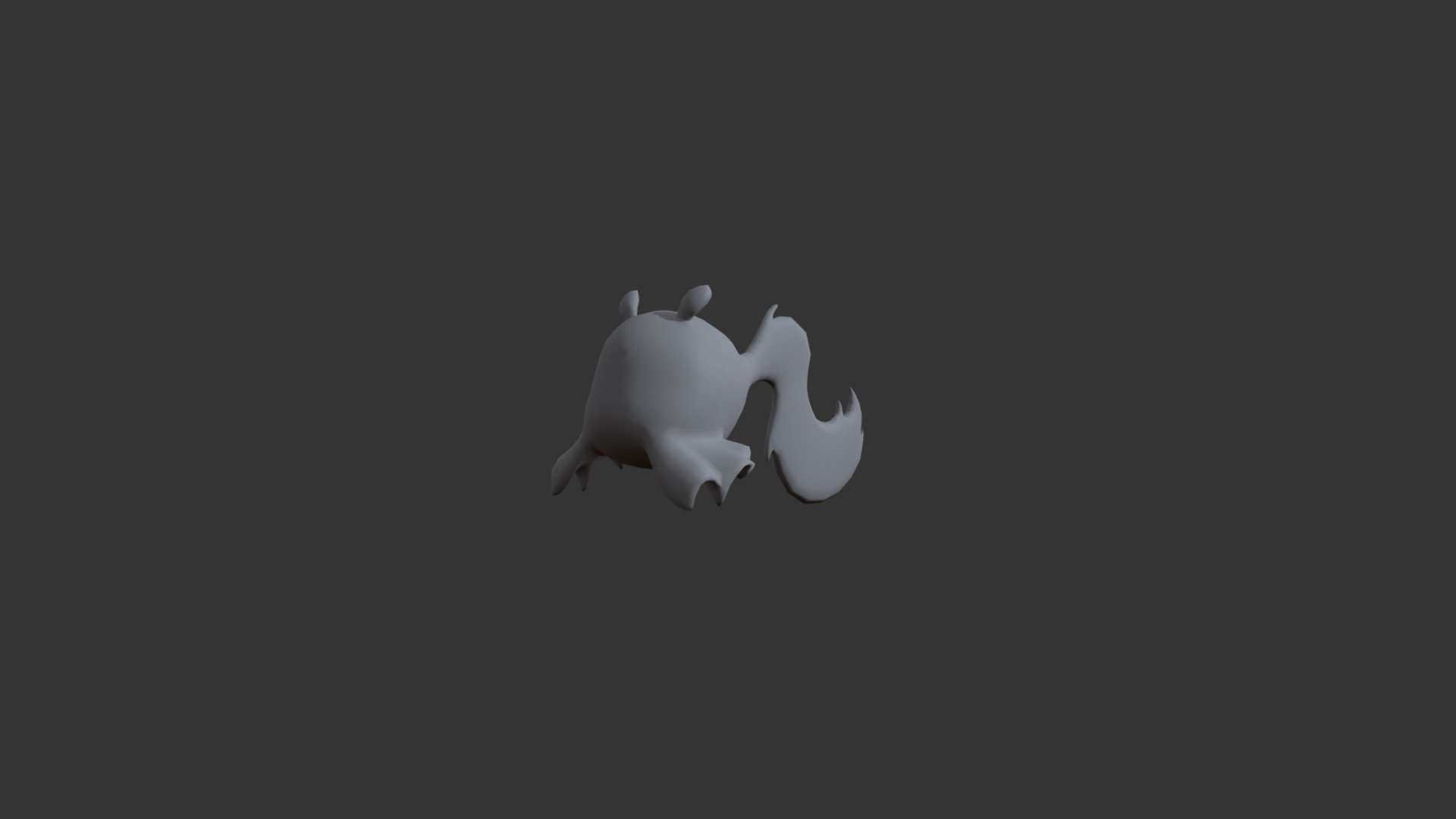Cute monster - Fish - 3D model by Amandine Ducloux (@amandineducloux ...