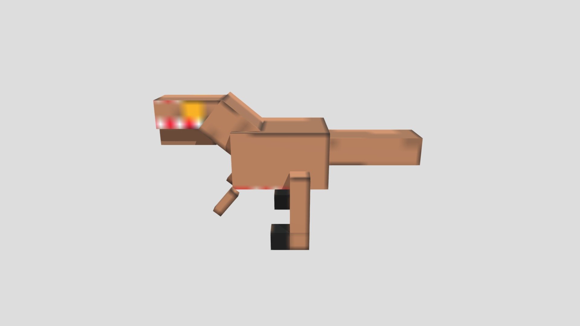T-Rex MCPE (blockbench) - Download Free 3D model by 20151009 ...