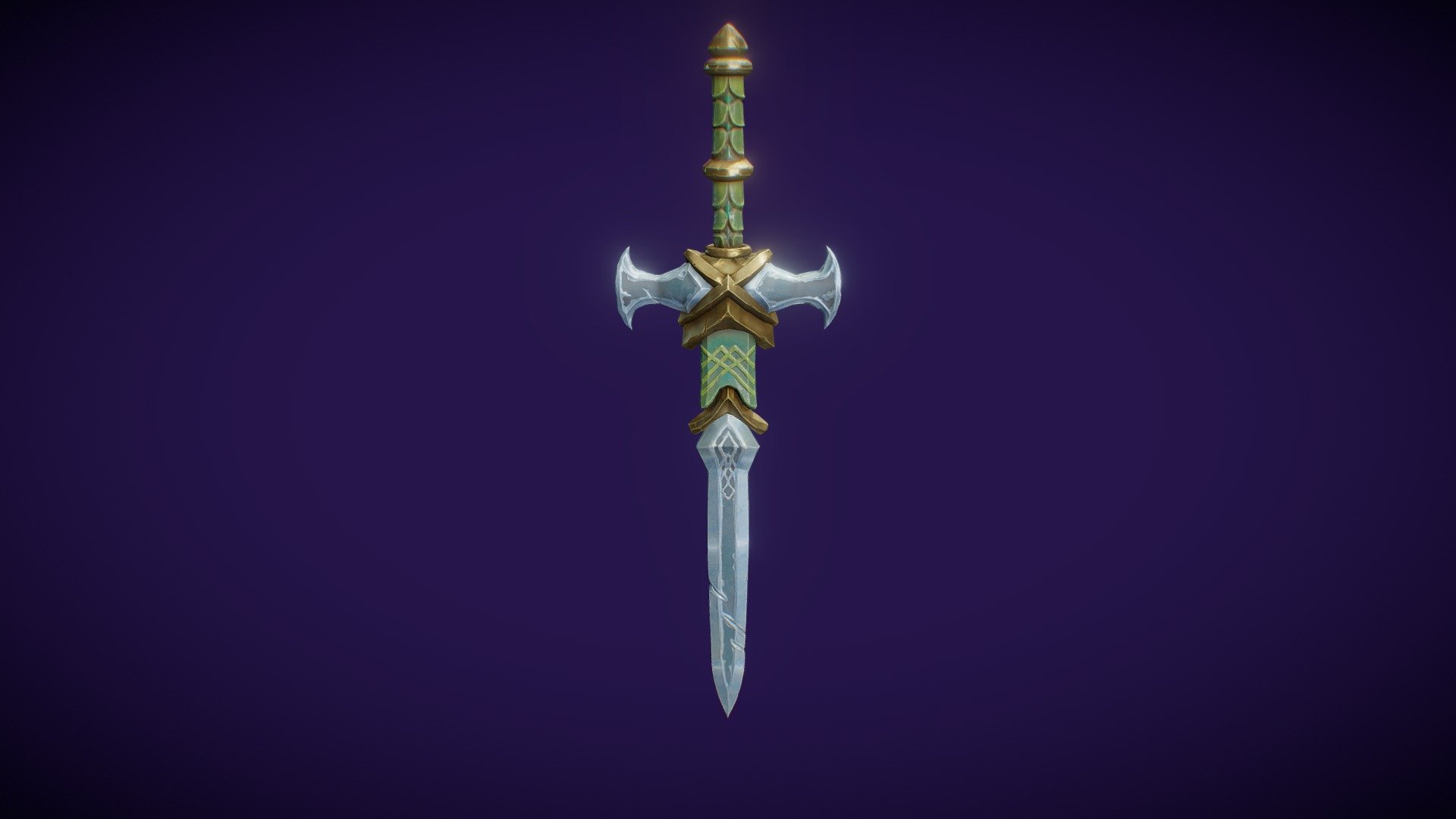Short Sword - Stylized PBR - 3D model by tamirespp [93f5b99] - Sketchfab