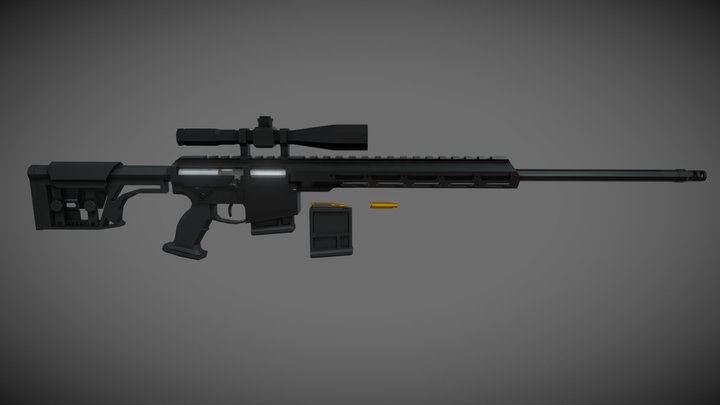 Sniper-rifle 3D models - Sketchfab