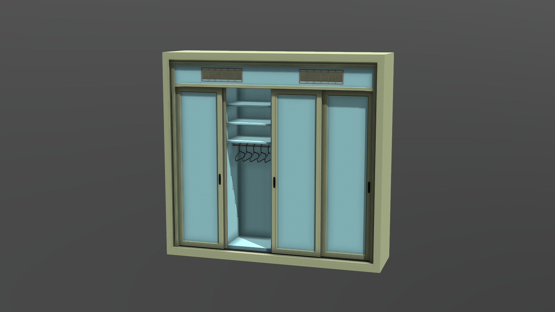 Shenk-shkaf-2-otkr2 - 3D model by wood-cutter [93f96c1] - Sketchfab