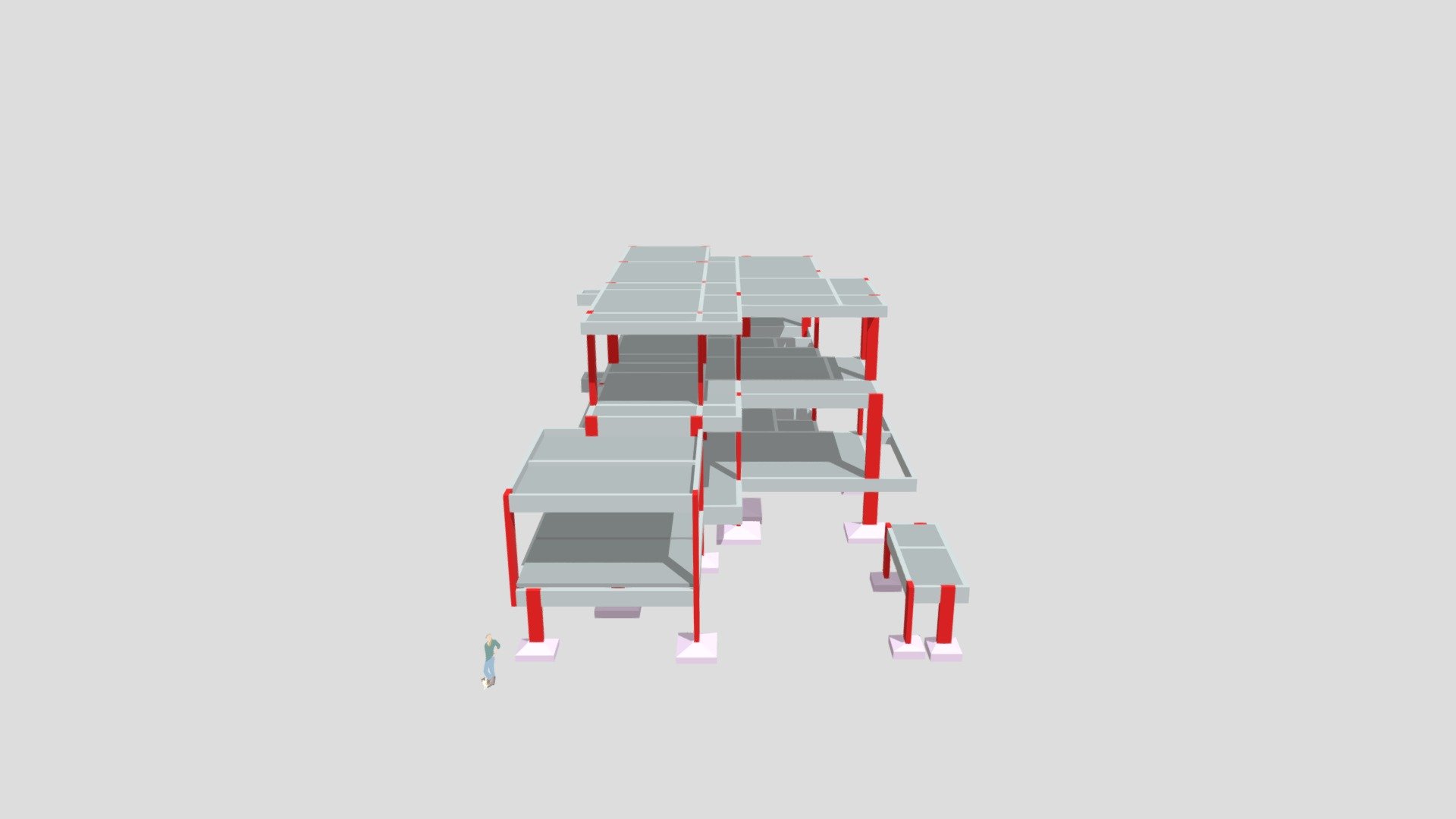 3D Estrutura Sketchup - Casa Laurita - 3D model by ProjetarEstruturas ...