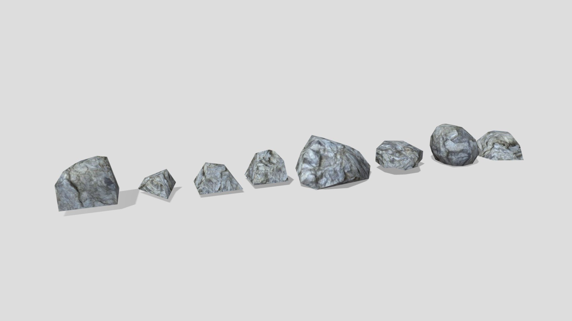 Rocas Low Poly - Download Free 3D model by Elbolillo (@Elbolilloduro ...