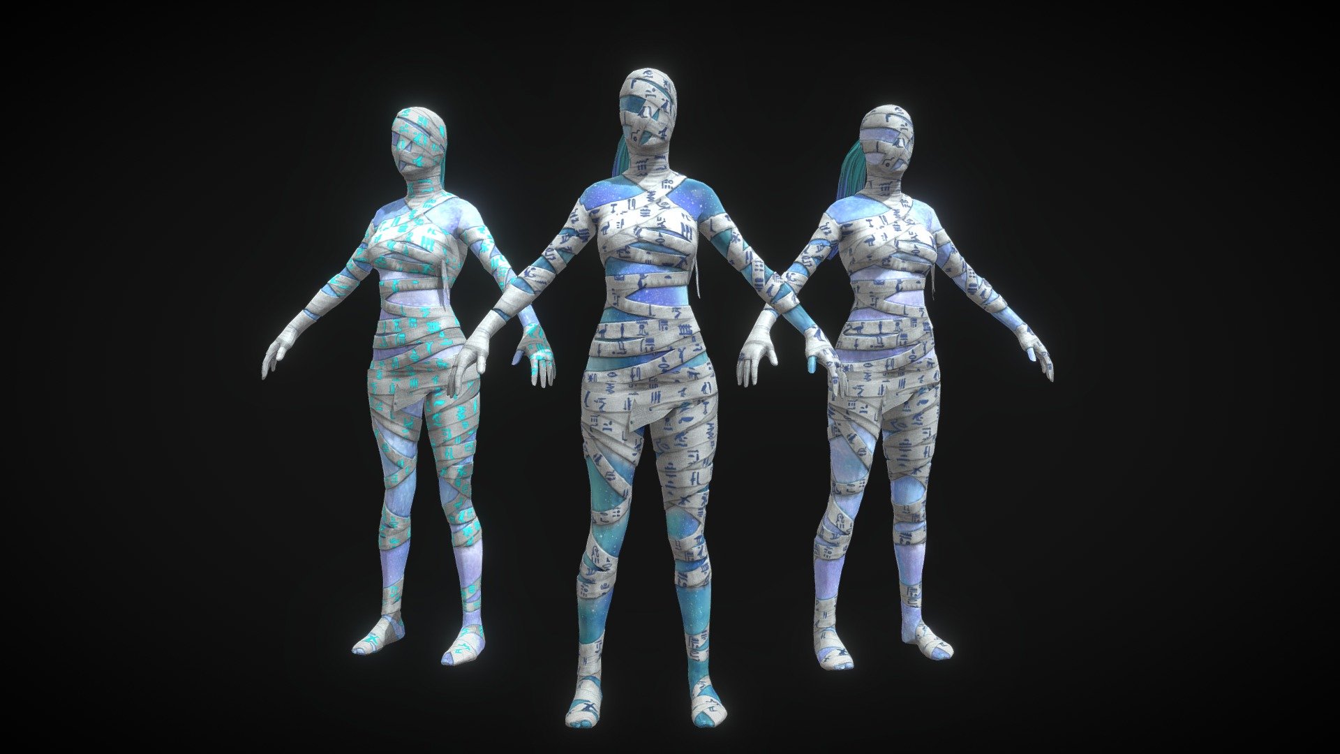 Psychophage Set Female - 3D model by 4911 SACHIN GAMING ...