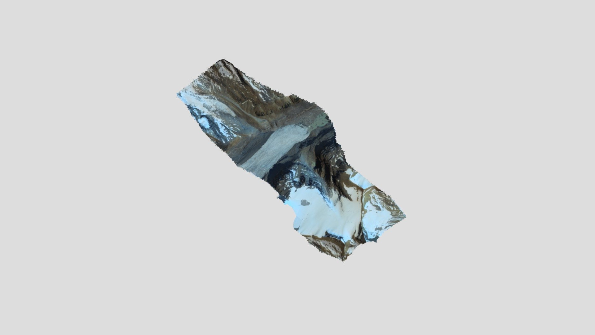 Glacier Model from Aerial imagery - 3D model by Aero_Geometrics ...