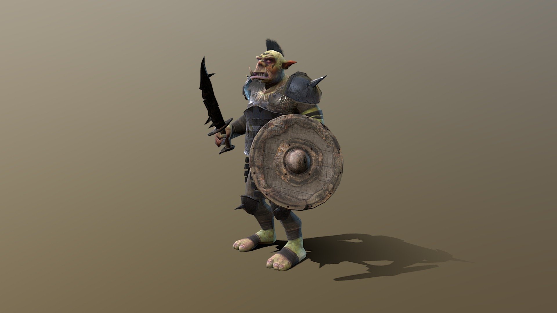 Fantasy Horde - Orc - 3D model by polygonmaker [93fc400] - Sketchfab