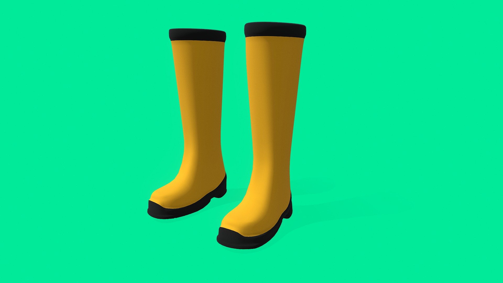 Rain Boots - Buy Royalty Free 3D model by tomas (@isbit) [93fe14f ...