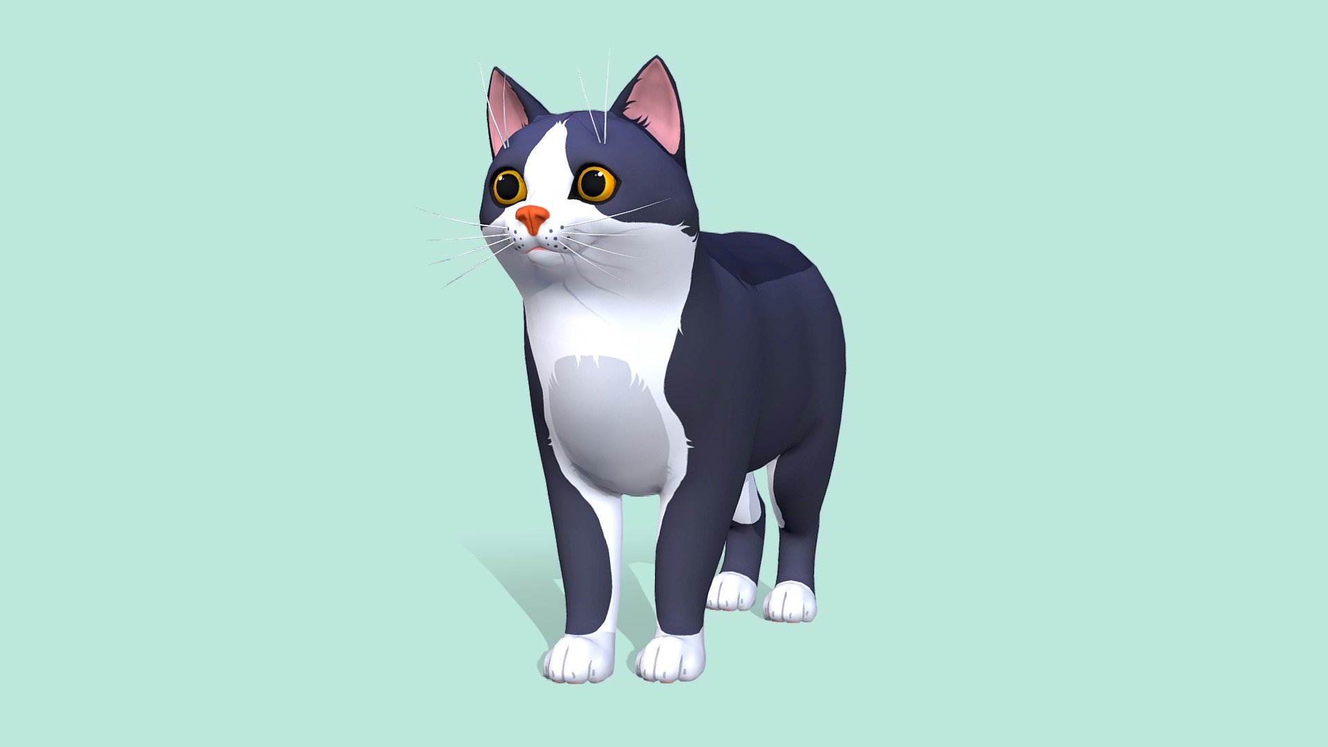 Cartoon Cats pack v02 - 3D model by RedDeer (@billl90) [93fe8d6 ...