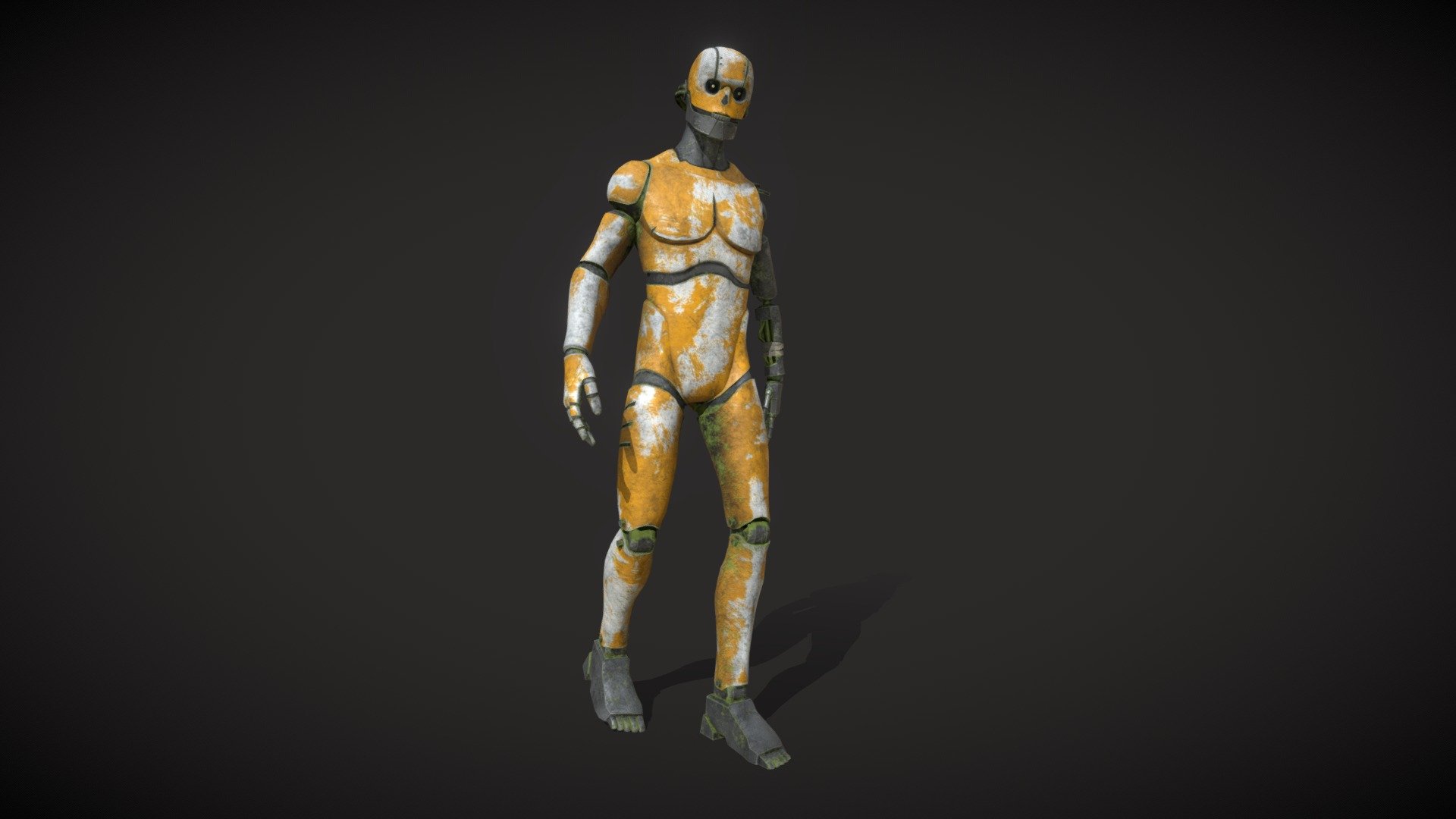 Broken Robot - 3D model by Loïs MD (@lois.md) [93fe9a7] - Sketchfab