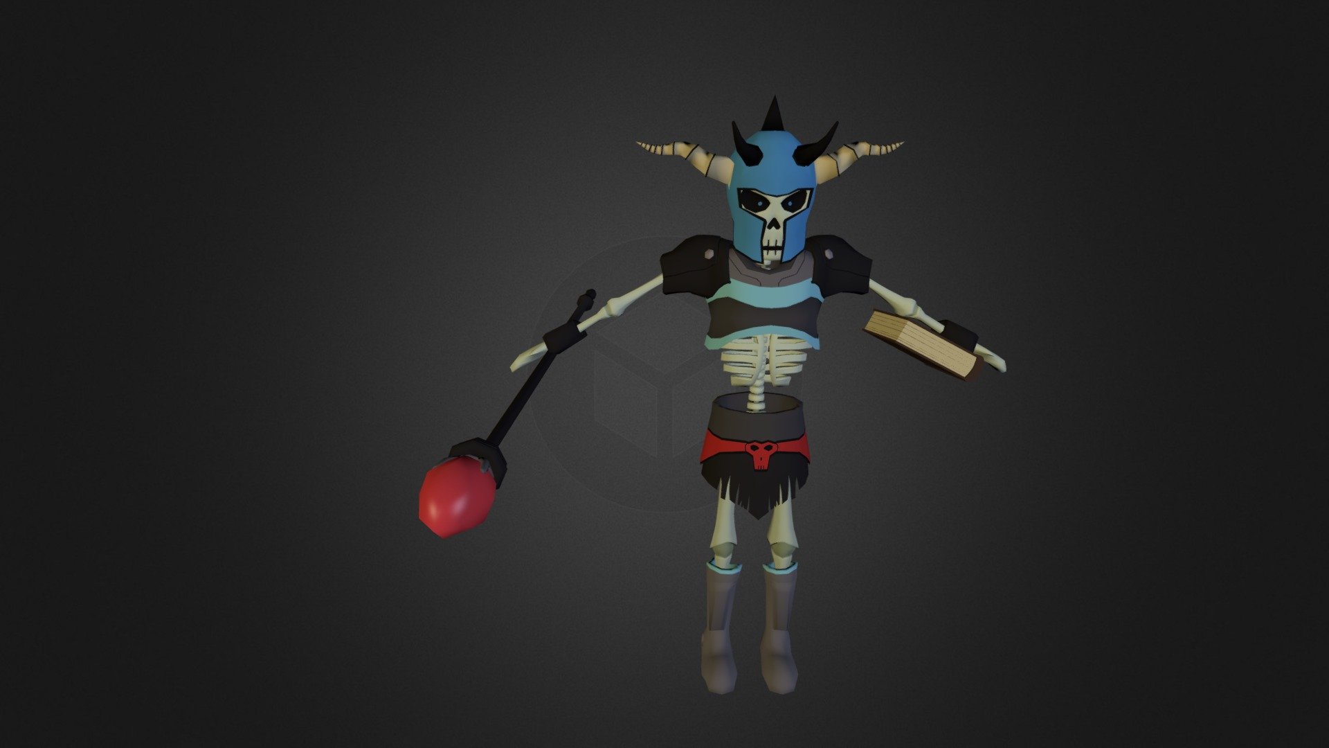 Skeleton_Wizard - 3D model by Momoyo [93ffb71] - Sketchfab