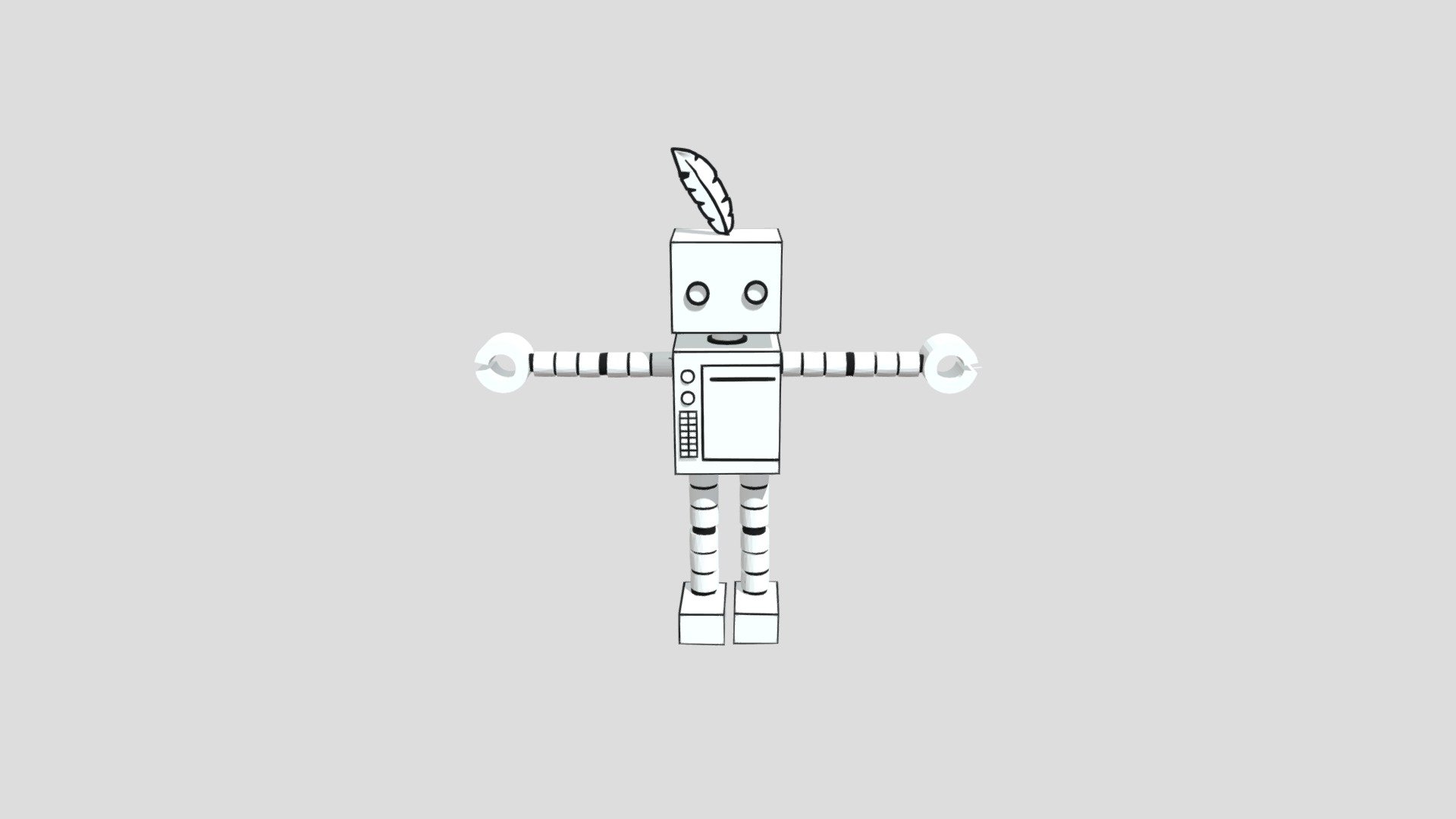 Quillbot - Download Free 3D model by Jaybot (@saternius) [94005dd ...