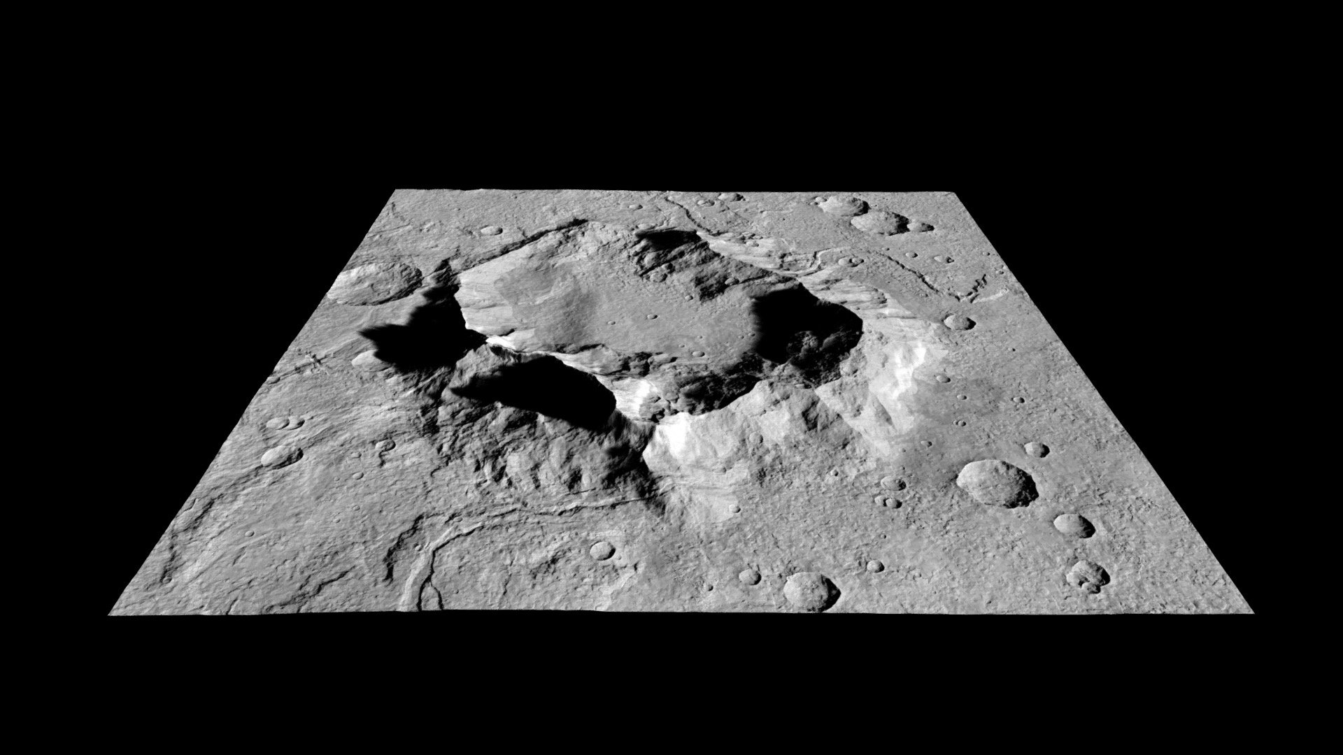 Moon Terrain Crater 3 - Buy Royalty Free 3D model by Desertsage ...