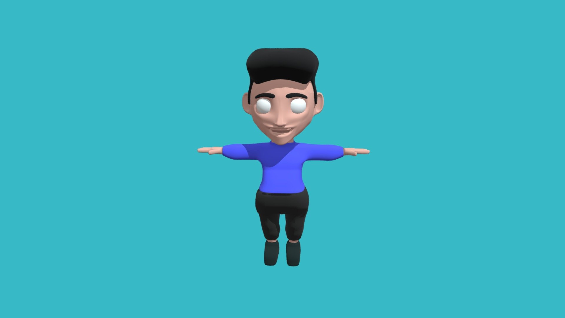 Ready-to-Rig Cartoon Kid Character - Download Free 3D model by ...
