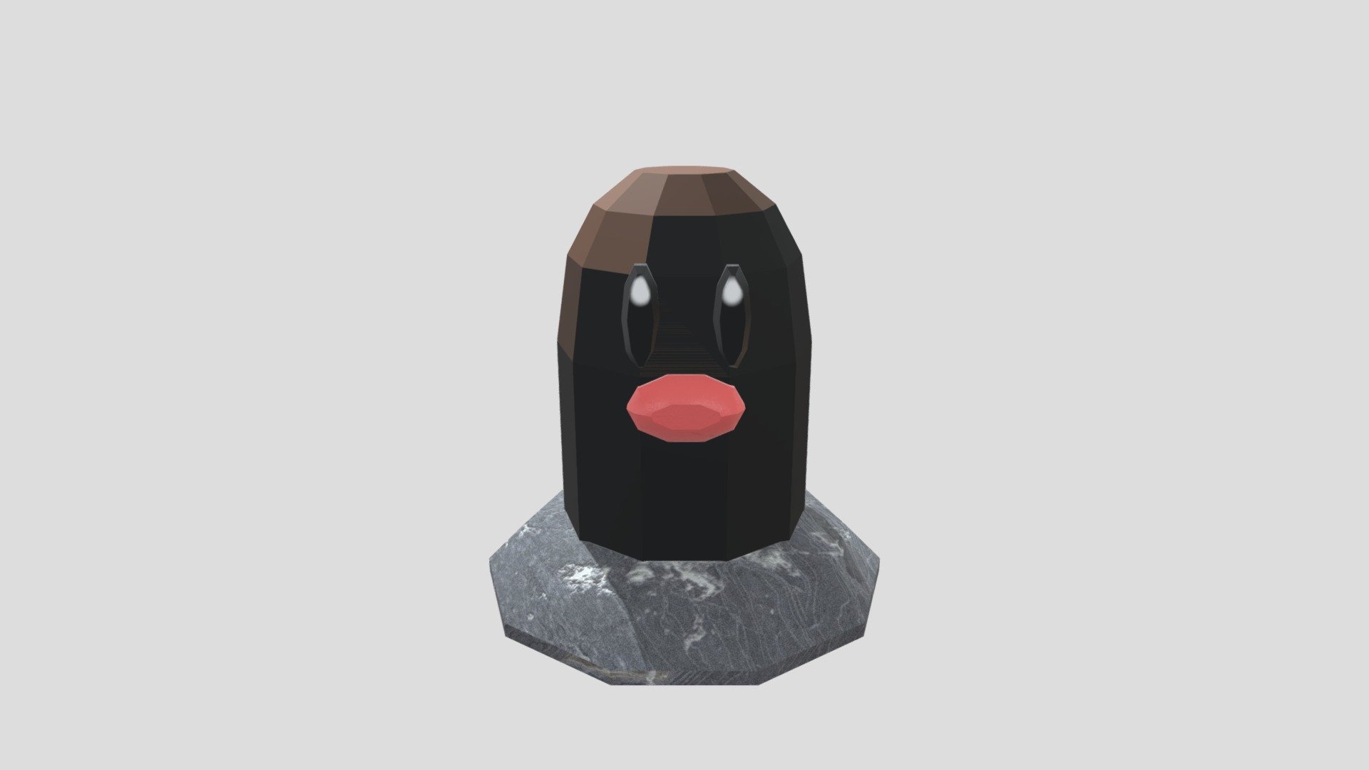 Diglett - 3D model by benjrawlings [94043c0] - Sketchfab