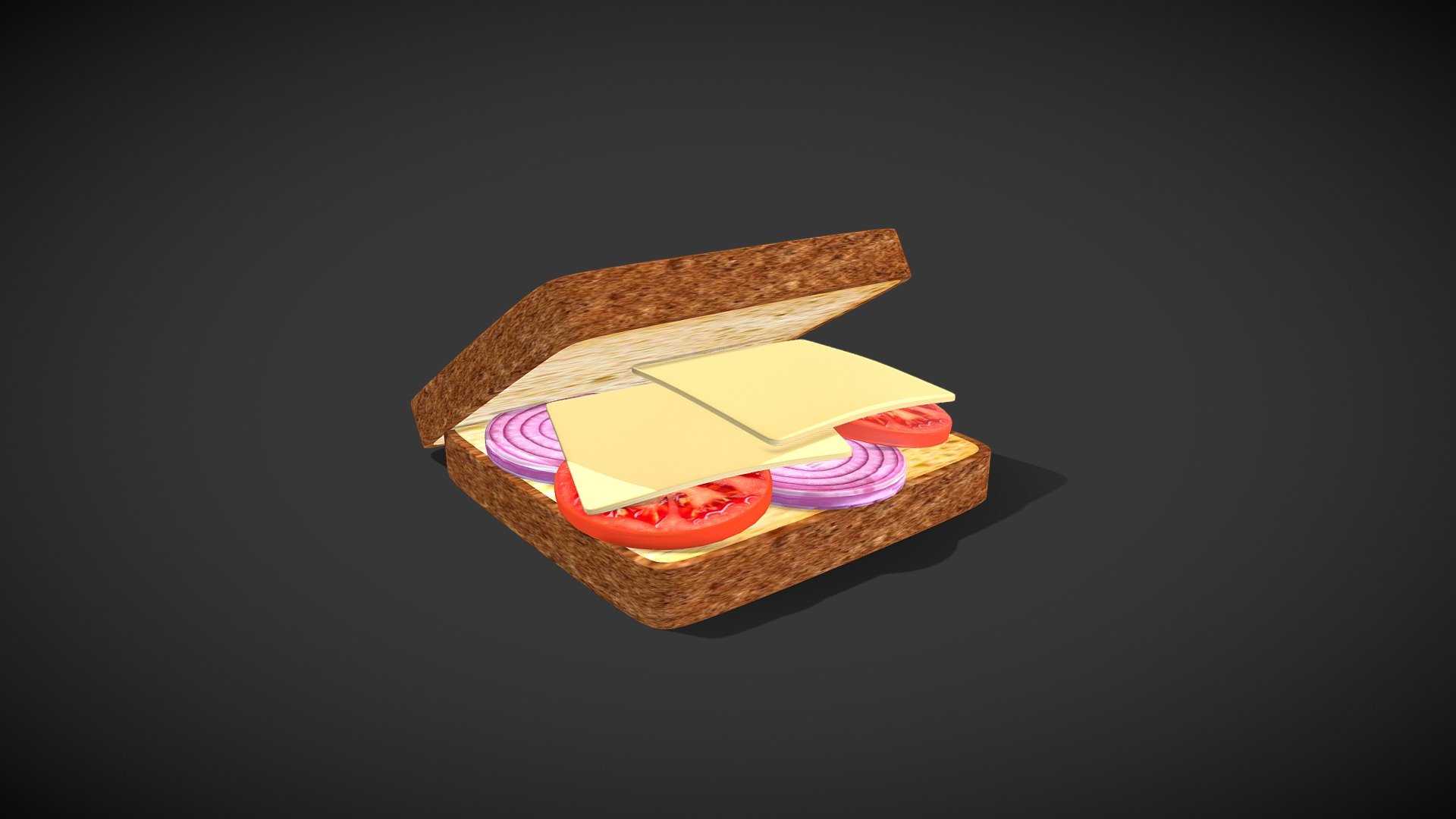 Sandwich 3D Model - Buy Royalty Free 3D model by Sandeep Choudhary ...