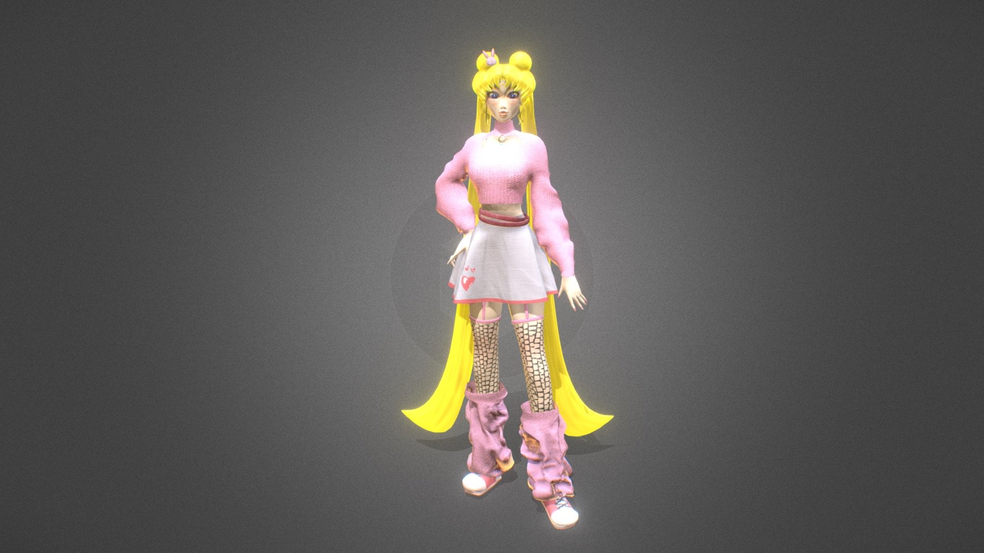 Sailor Moon - 3D model by cassy_lou_creates (@CassyLouCreates) [94058f3 ...