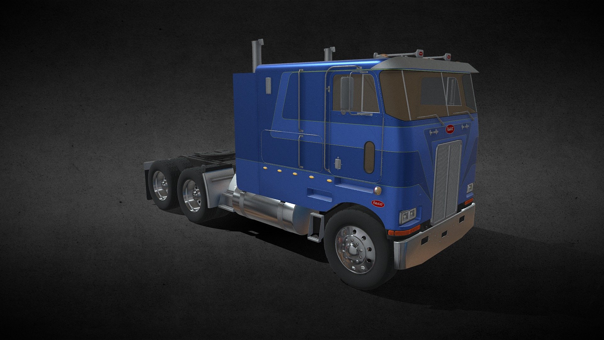Peterbilt 362 110" cab - 3D model by bansheewoj [940892b] - Sketchfab