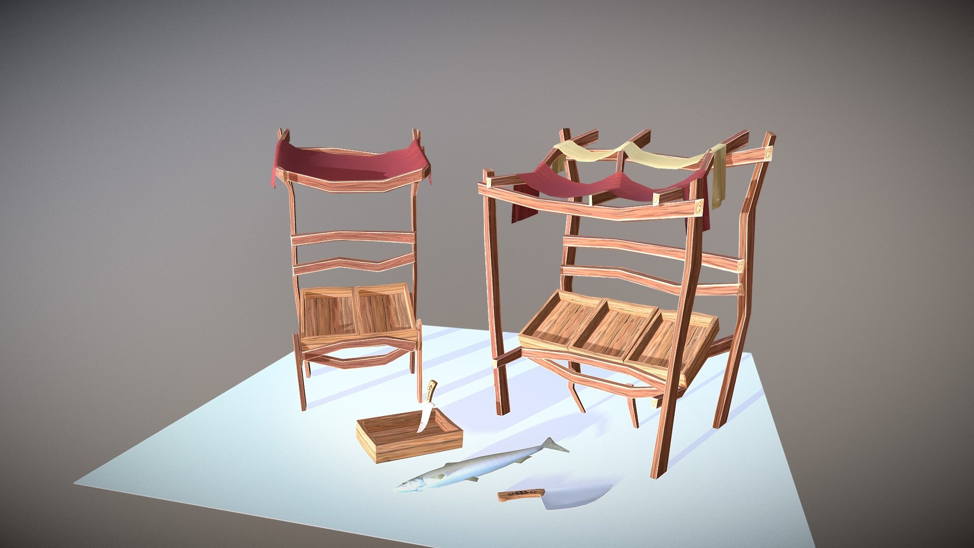 Props for Village - 3D model by Alina Davidovich (@aodit) [940a843 ...