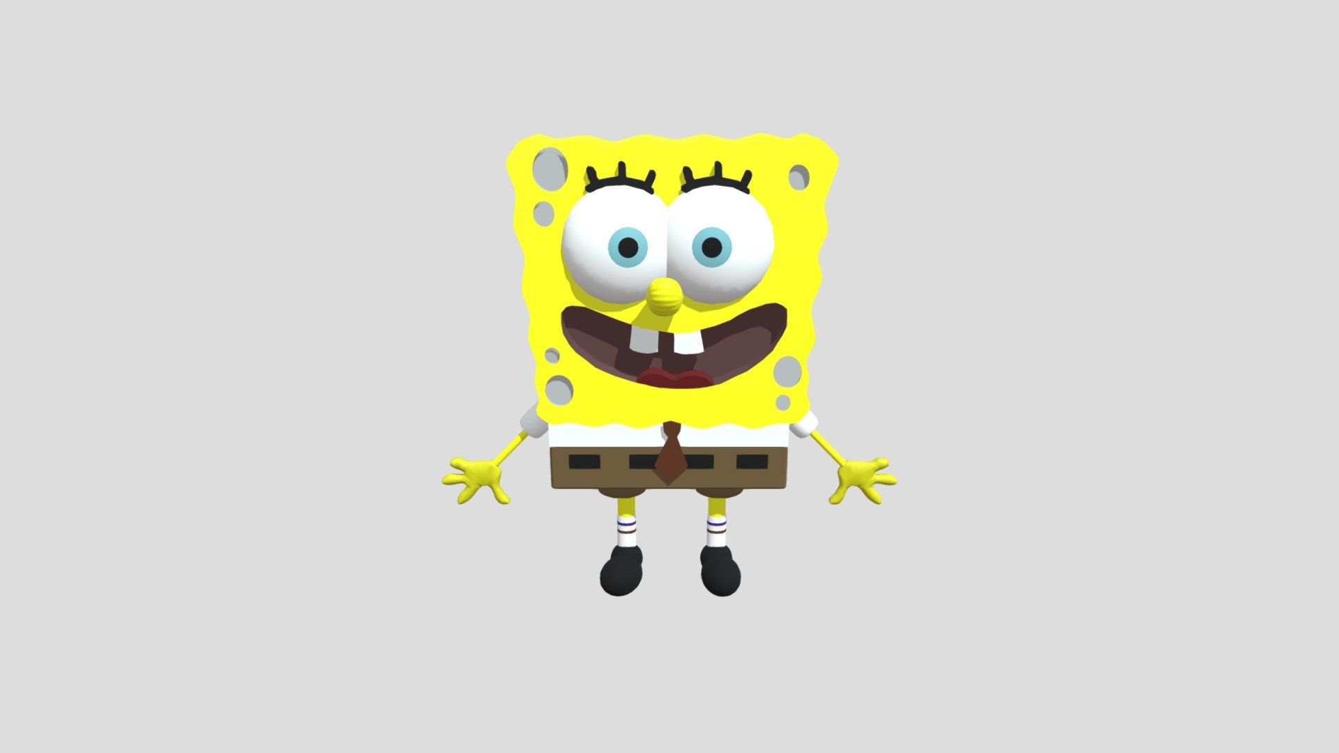 Spongebob FINAL - Download Free 3D model by joshhoyt [940bab9] - Sketchfab