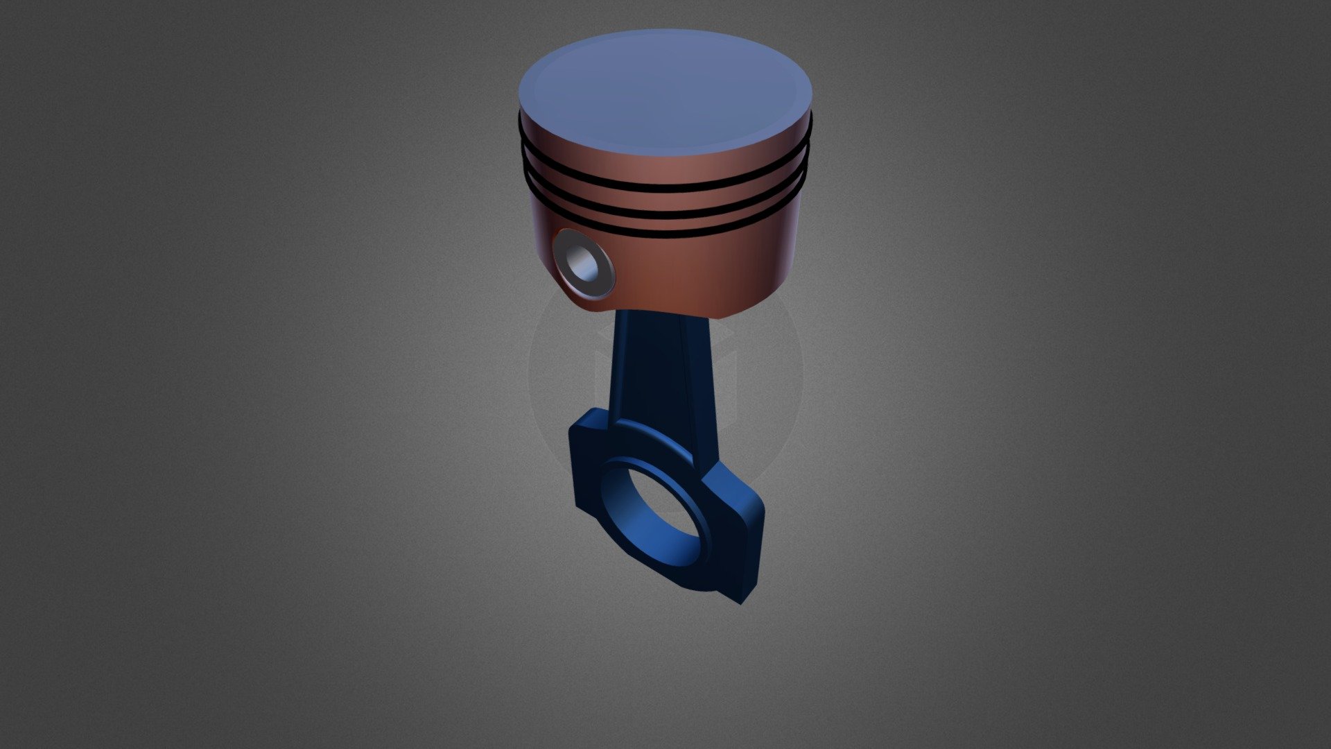 Piston and connecting rod - Download Free 3D model by francobravo ...