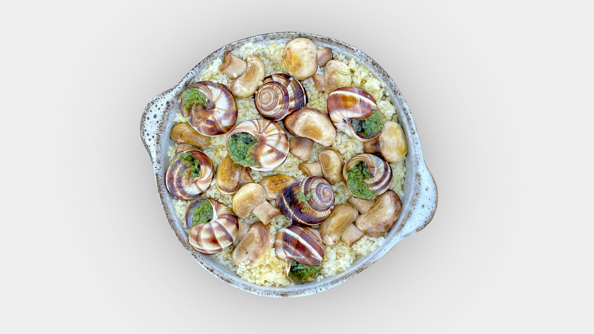 Snails Alsace style - 3D model by Zoltanfood [940d2f9] - Sketchfab