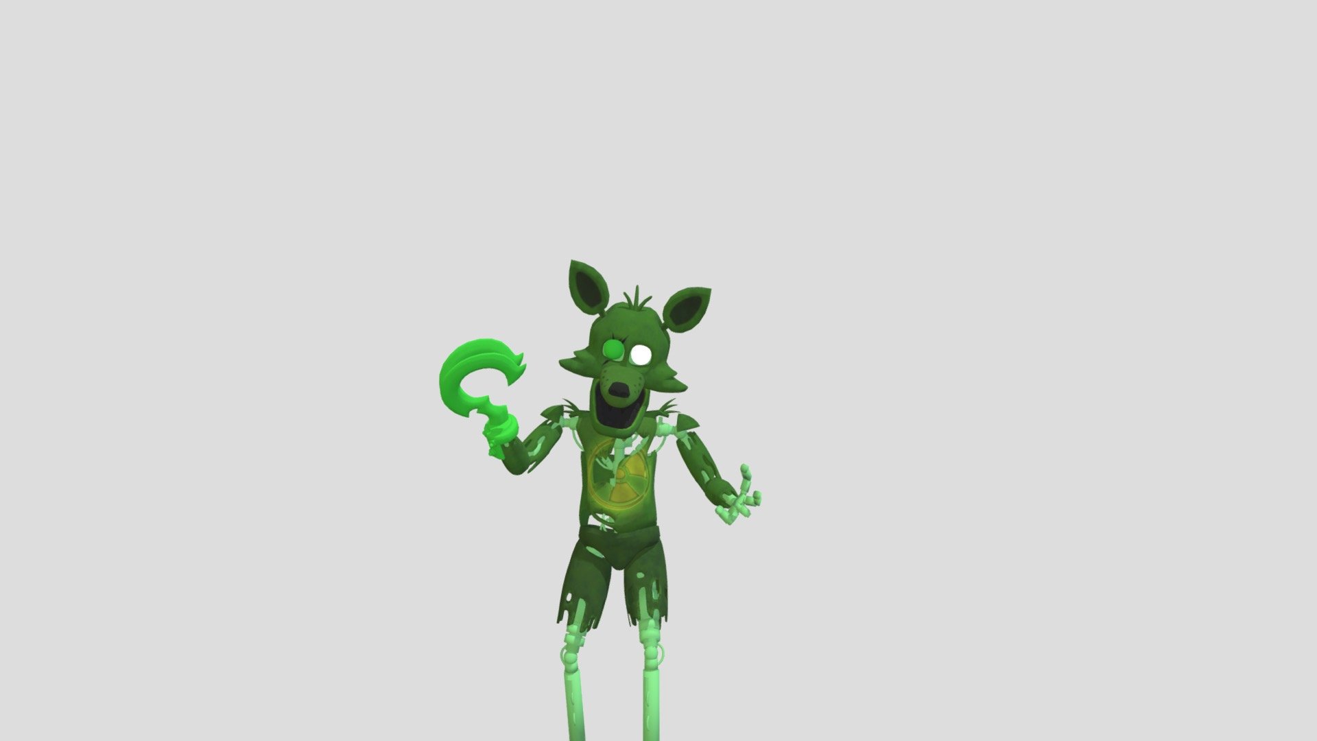 radioactive-foxy - 3D model by Foxyisdbest [940daf0] - Sketchfab