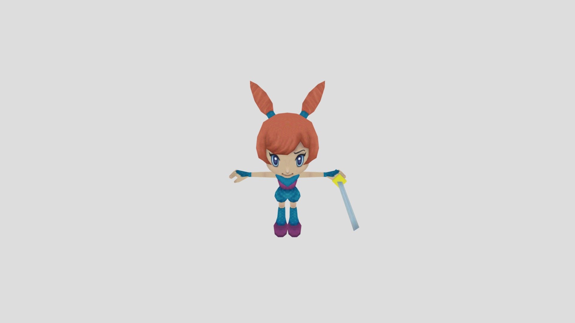 Ana (From WarioWare) - Download Free 3D model by JamirGamer [940e0e4 ...