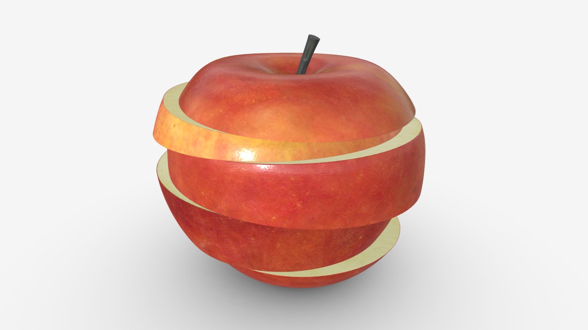 Apple sliced - Buy Royalty Free 3D model by HQ3DMOD (@AivisAstics ...