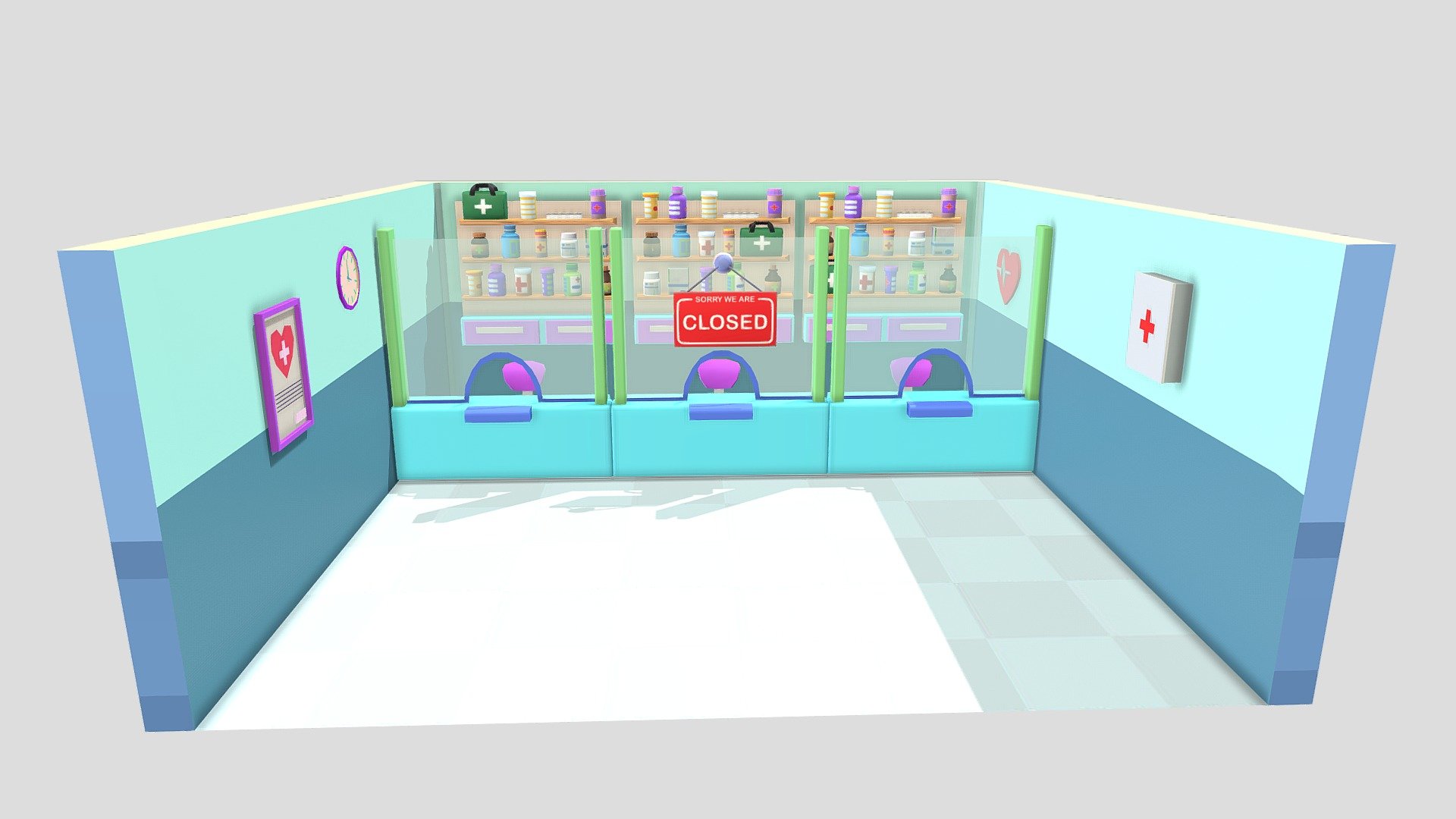 pharmacy - 3D model by CC (@ccsf) [940ec2d] - Sketchfab