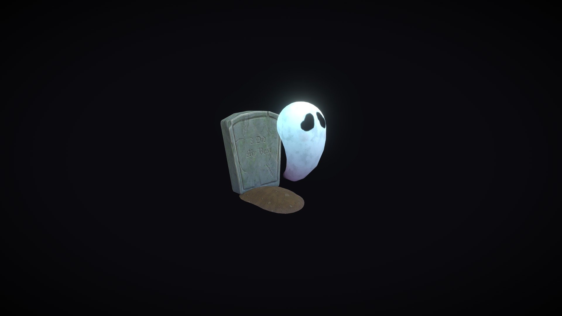 Gravestone - 3D model by coelacanthhh [940f4d1] - Sketchfab