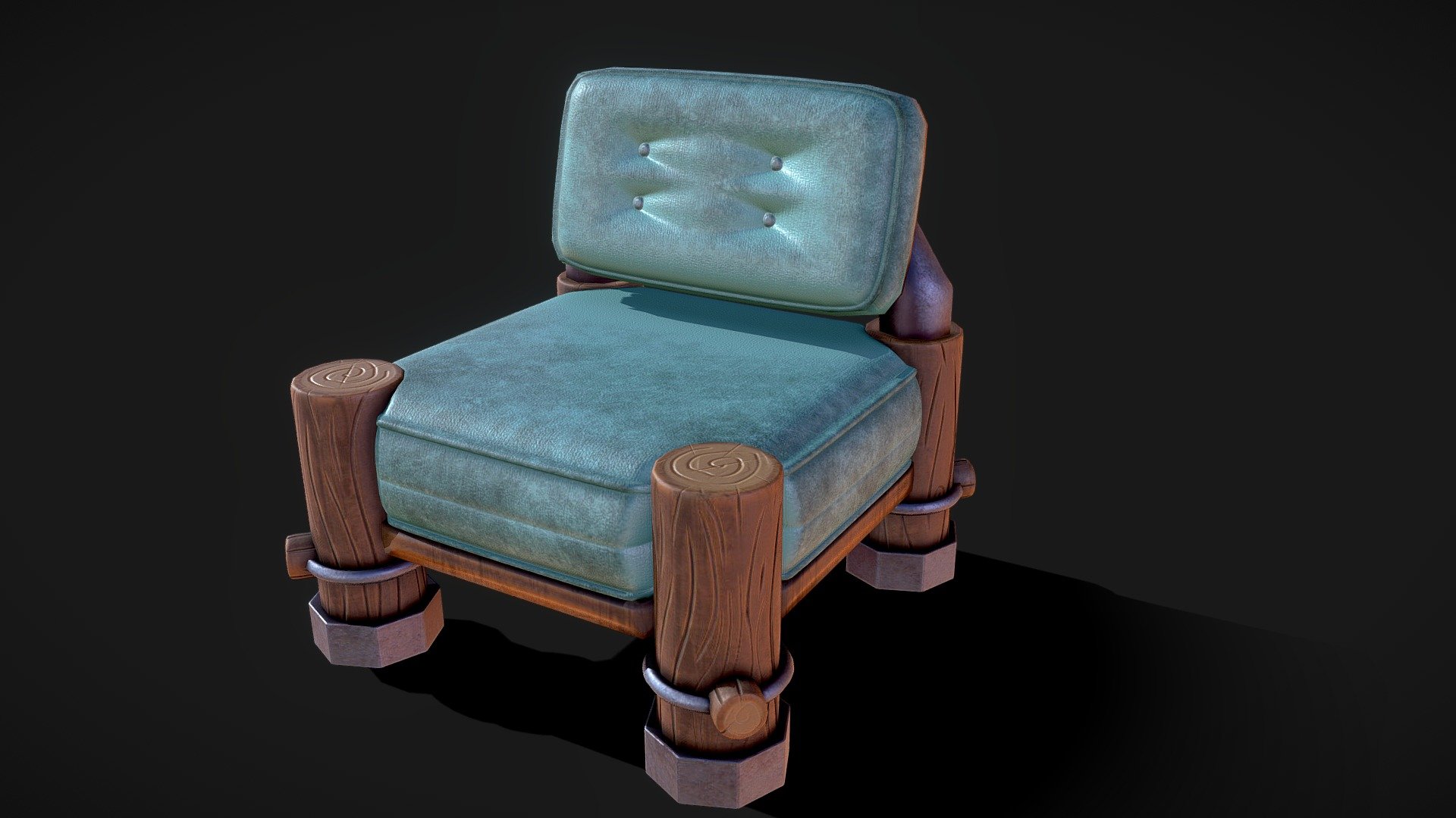 Random Chair - 3D model by Kaio Pereira (@Kaio.Fabio) [94121d6] - Sketchfab