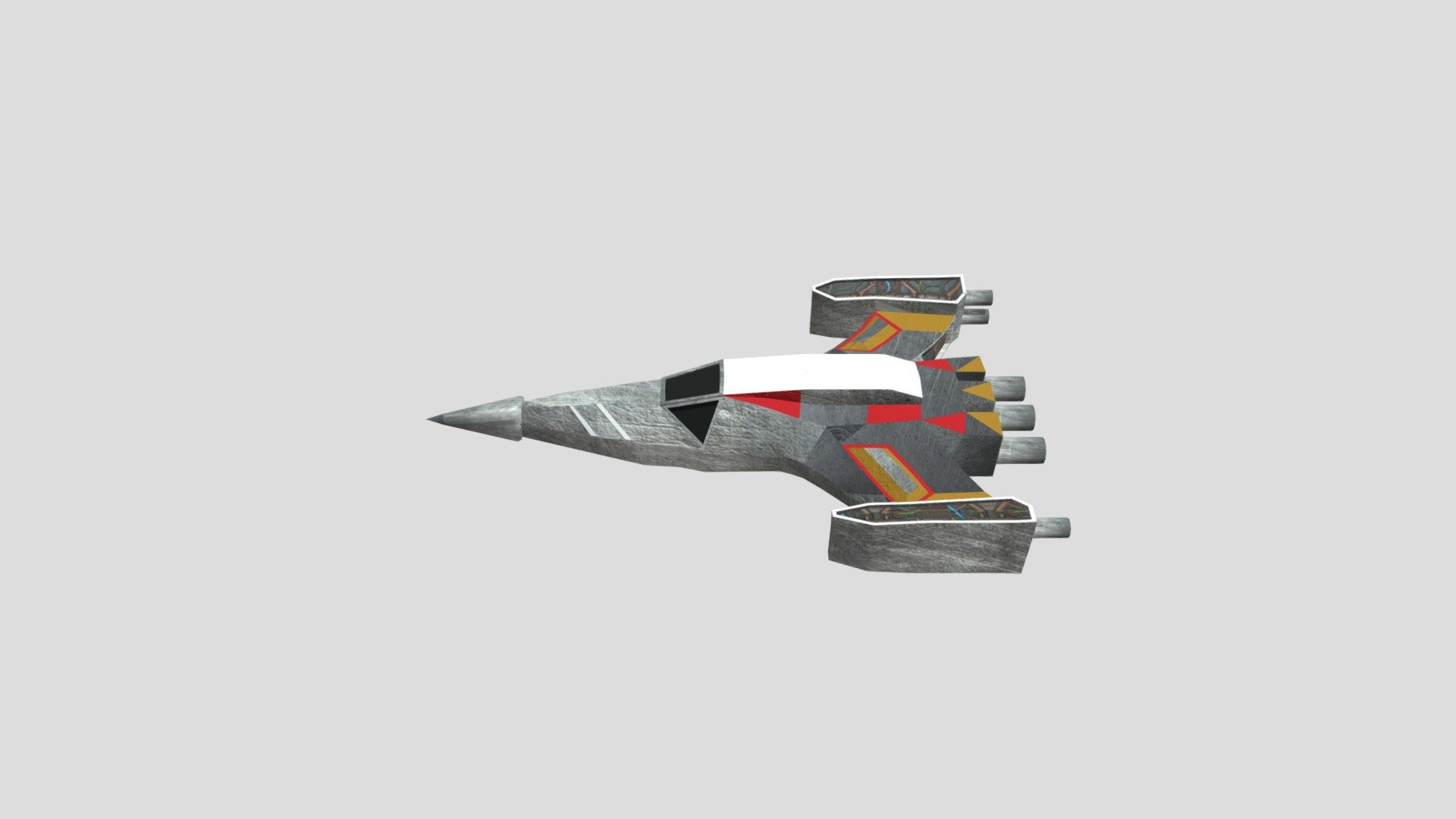 spaceship - 3D model by jonny.carruth [941264b] - Sketchfab