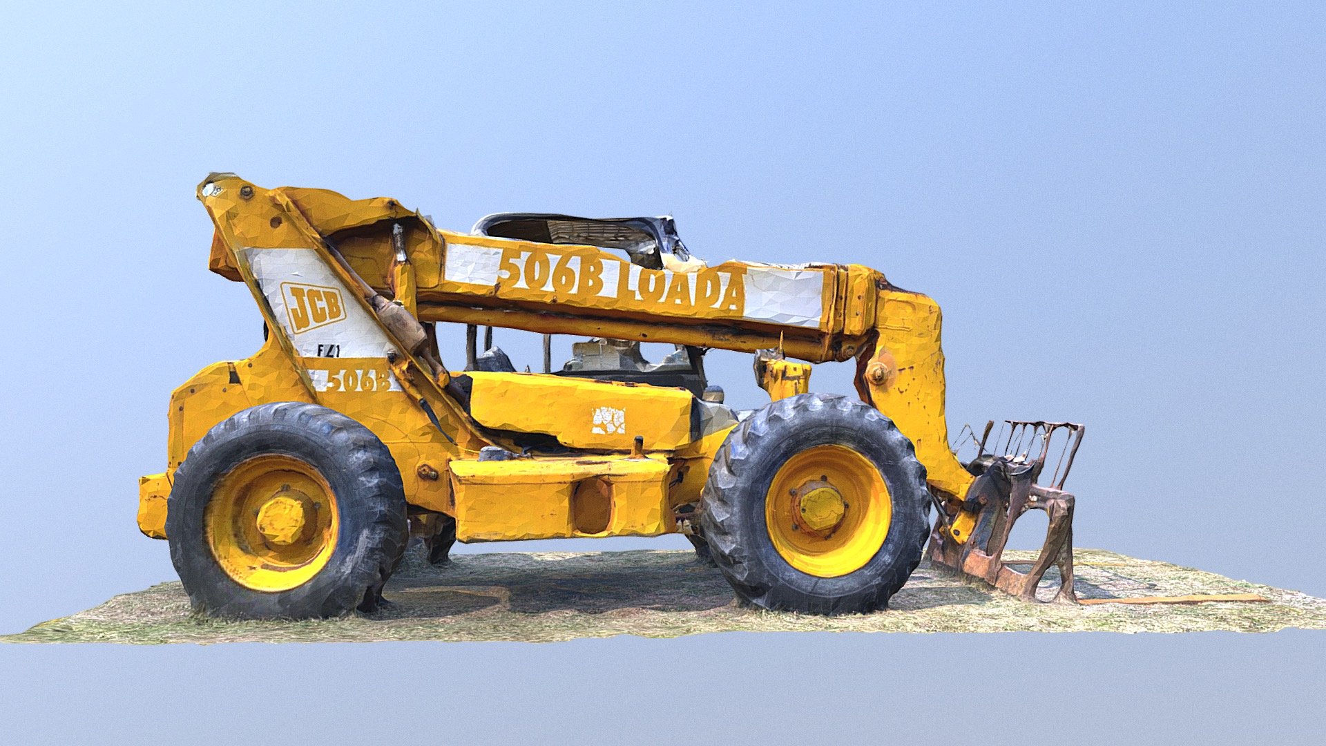 Day 151: JCB Telehandler - Download Free 3D model by uttamg911 [94144b0 ...