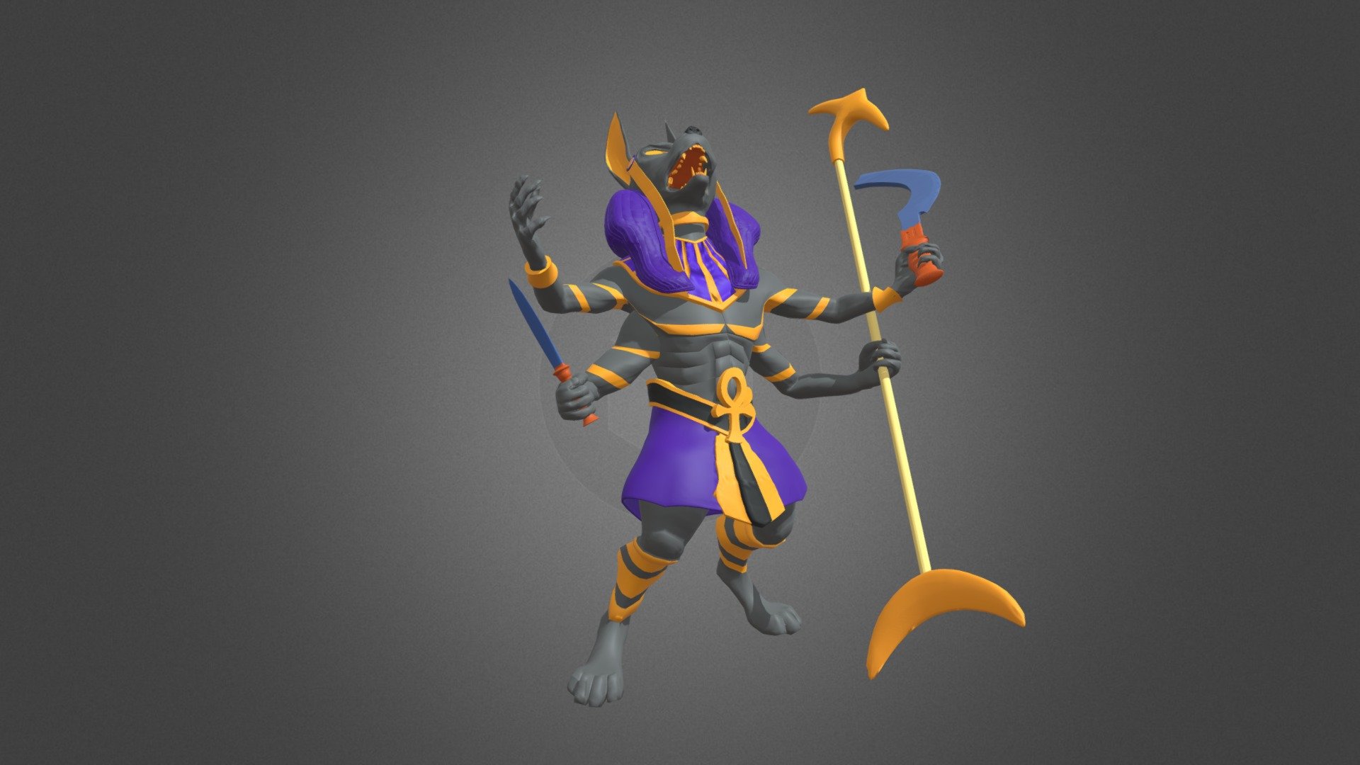 Anubis - 3D model by Midnight Temple (@Starscream10) [941464a] - Sketchfab