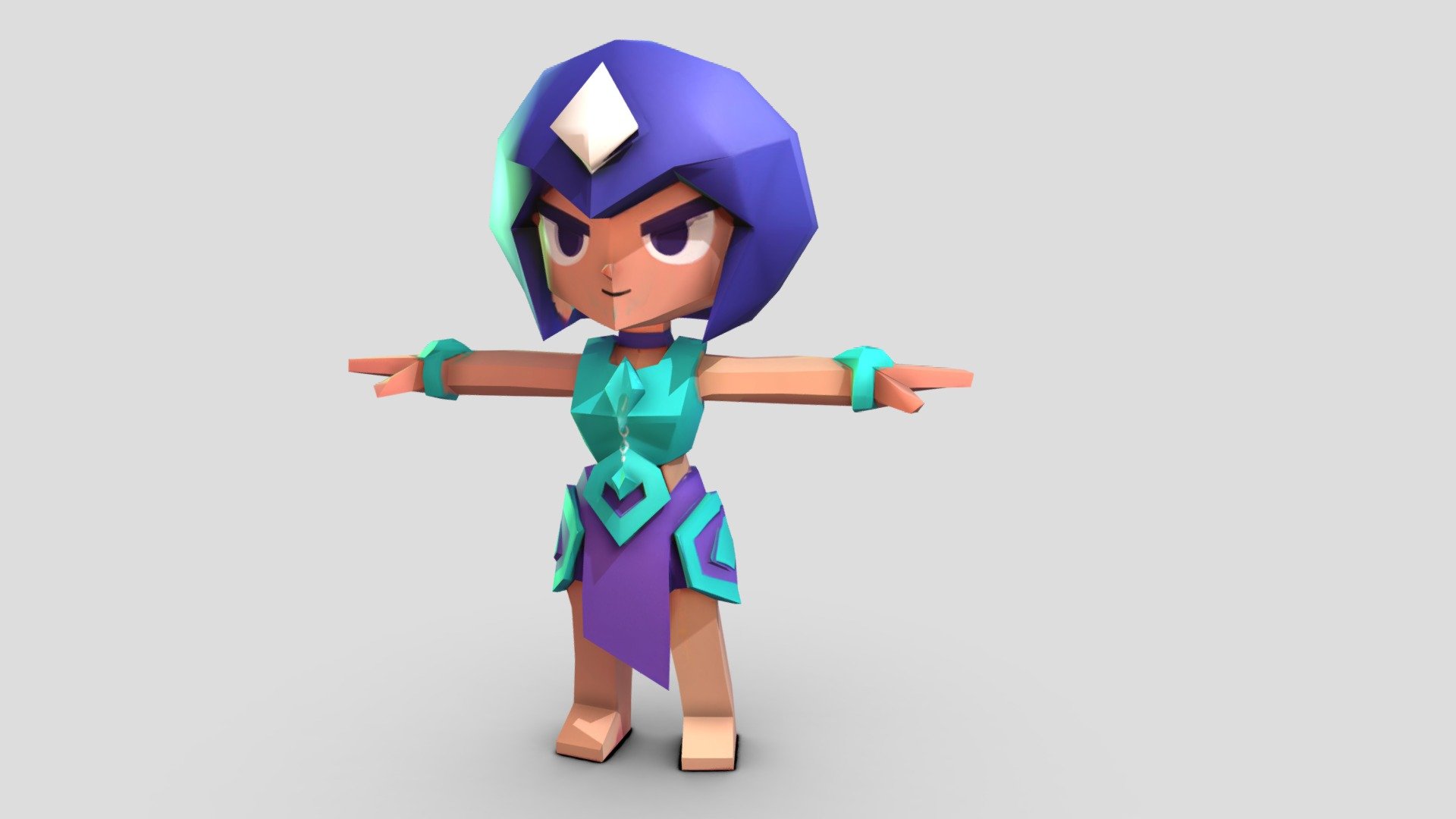 Stylized game character 3d model - Download Free 3D model by GR-video ...