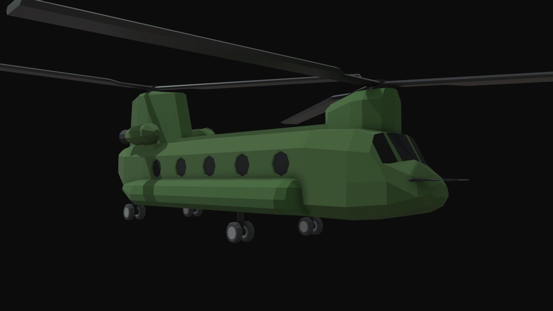 Chinook CH47 Low Poly - Buy Royalty Free 3D model by Bundem Games ...