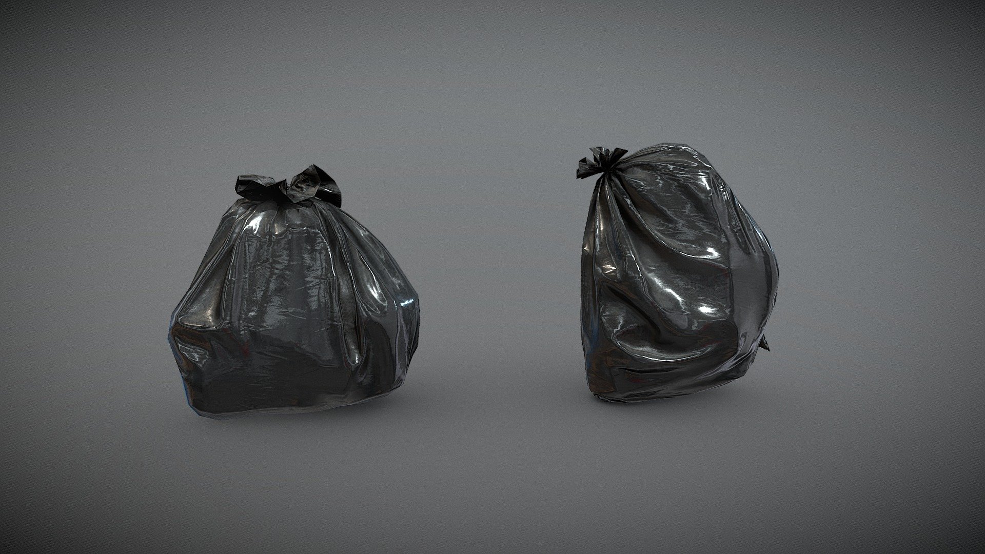Plastic Garbage Bags - Low Poly - Buy Royalty Free 3D model by ...