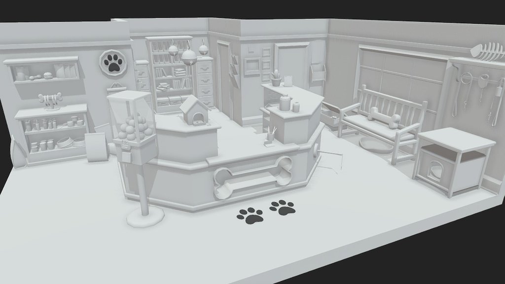 Animal Clinic WIP - 3D model by kenzeebyrne [9417121] - Sketchfab