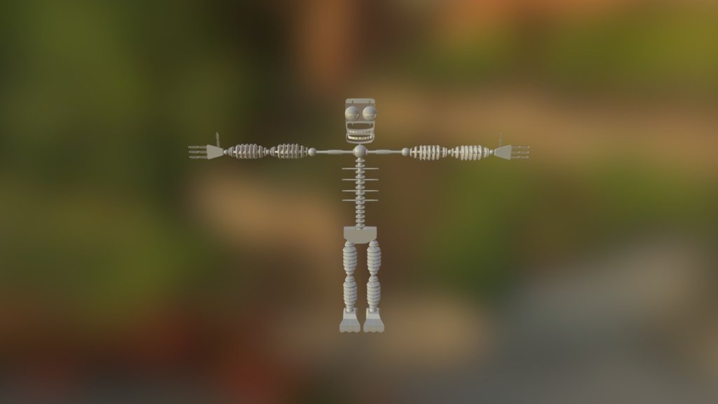 FNaF Fan-Model: Endo - Download Free 3D model by Feline_Animations ...