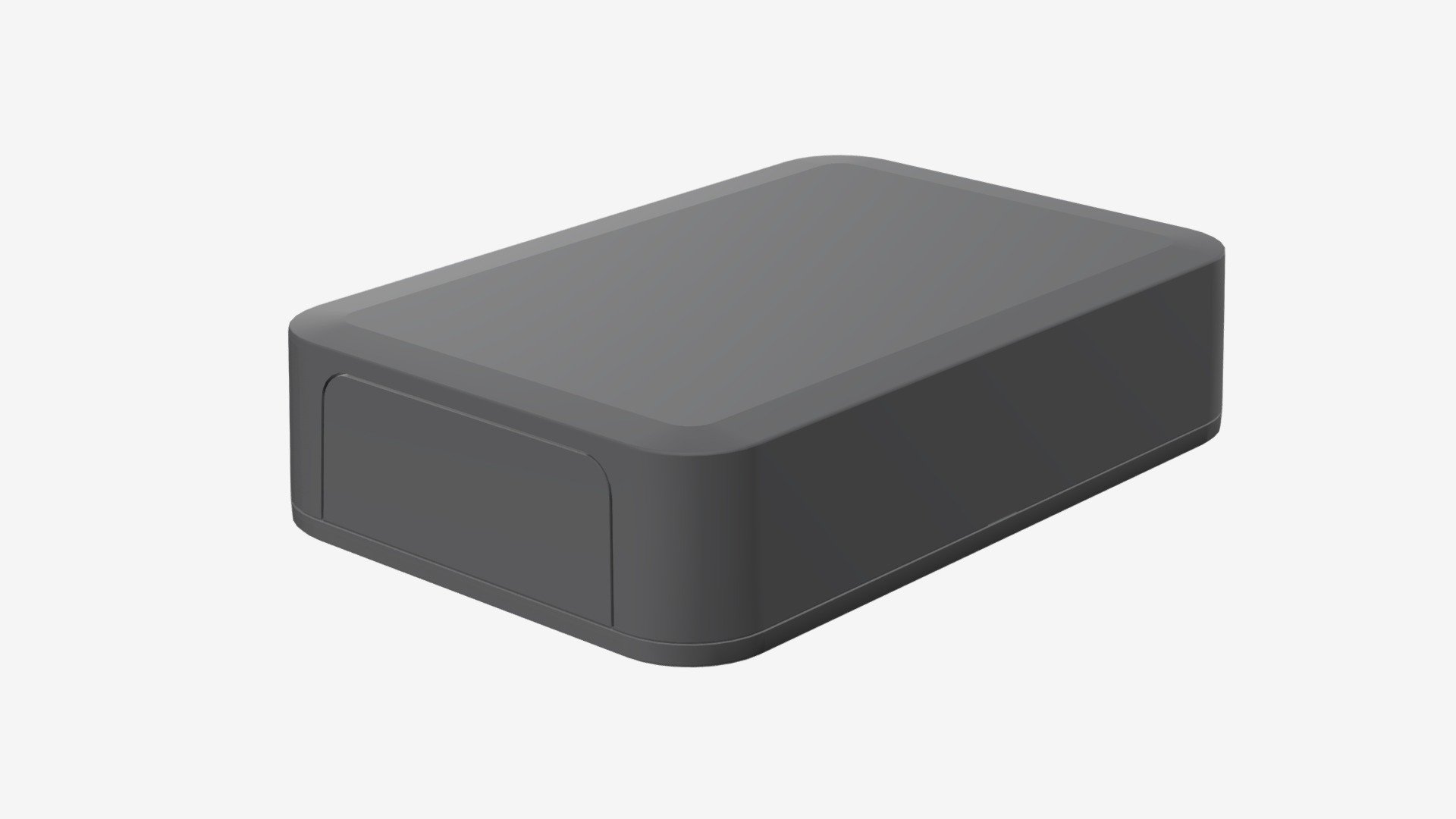 PLASTIC ENCLOSURE - FRONT/REAR PANEL TYPE - 3D model by takachitec5 ...