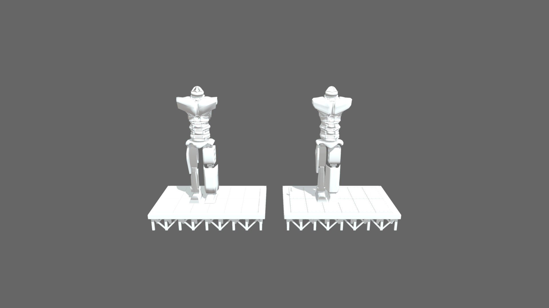 Half Body Mech - Download Free 3D model by CrimsonJBK [9419d55] - Sketchfab