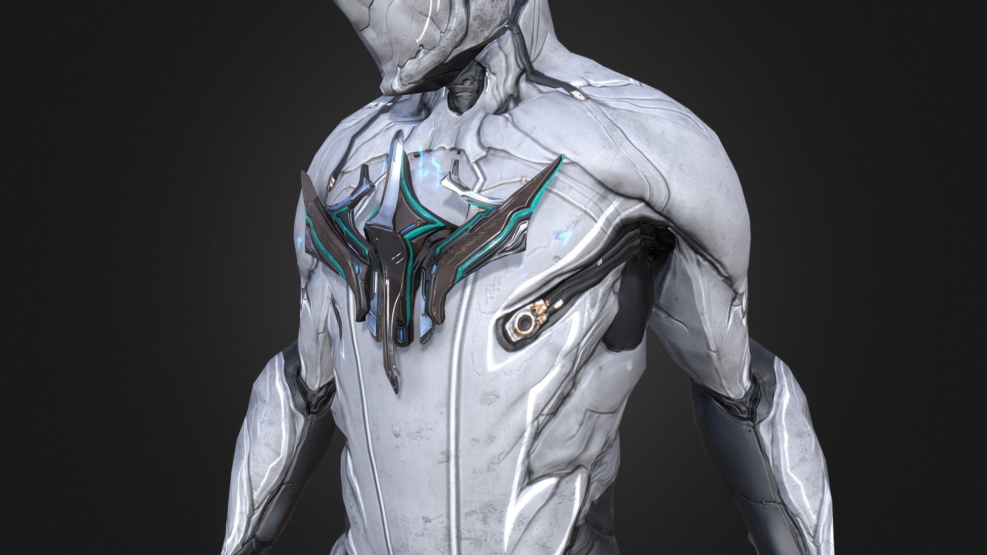 Warframe Tennogen [Zhivira Plate Chest Armor] - 3D model by ...