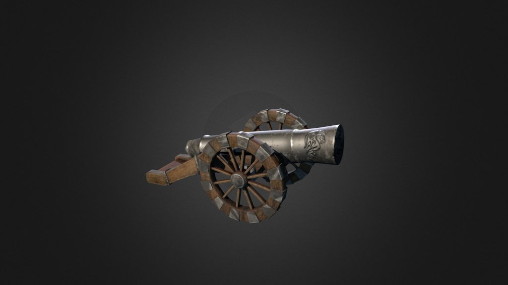 Fantasy cannon - 3D model by Andrei CG (@aagames) [941b351] - Sketchfab