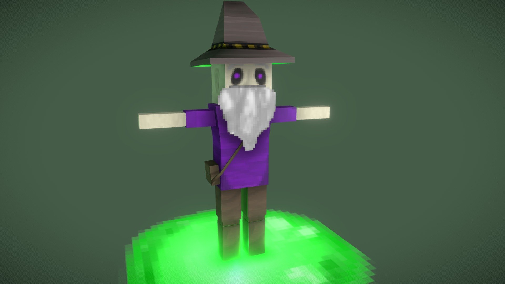 Wizard / Rigged / Low Poly - Download Free 3D model by Myjato [941fa63 ...